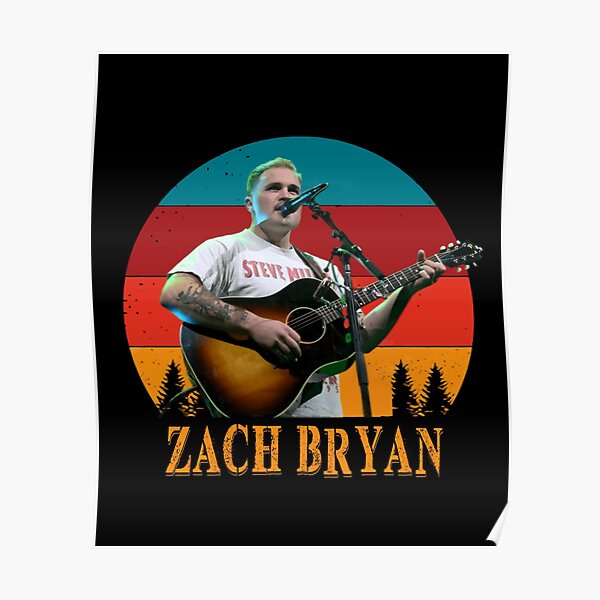 Póster «Bandera de Zach Bryan Bandera de Zach Bryan Bandera de Zach ...