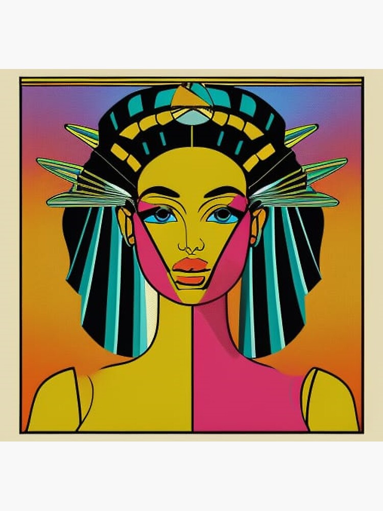 "Cleopatra (AKA Queen goddess) Pop Art" Sticker for Sale by ...
