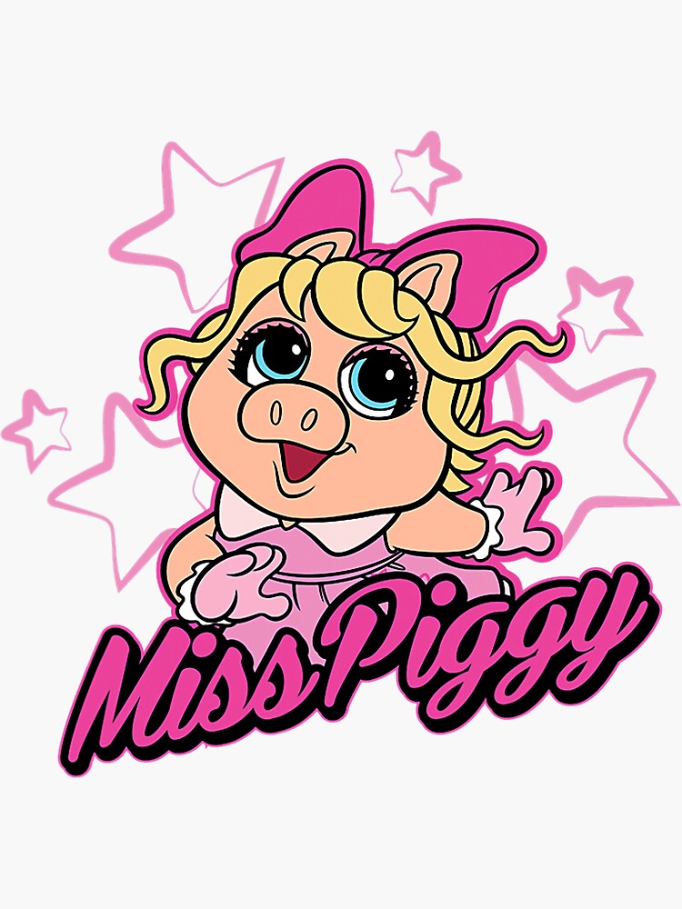 "Muppet Babies Miss Piggy" Sticker for Sale by lozito71uzdj | Redbubble