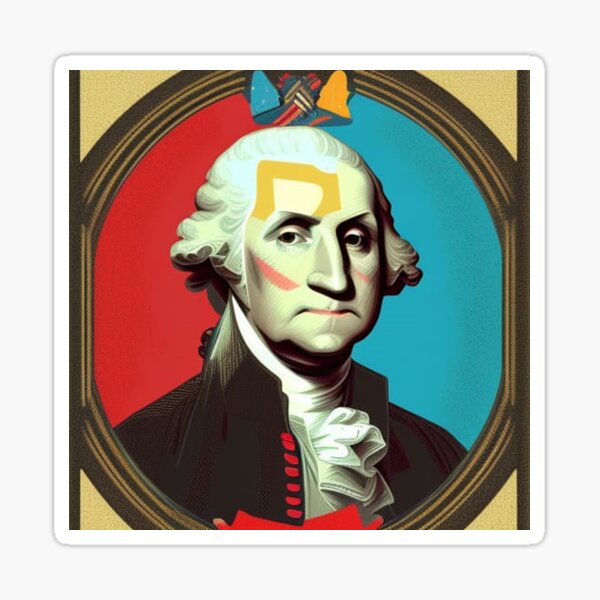 "George Washington (American President and Founding Father) Pop Art ...
