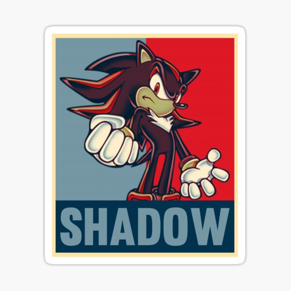 "Shadow The Hedgehog " Sticker for Sale by BlueLoonDesi | Redbubble