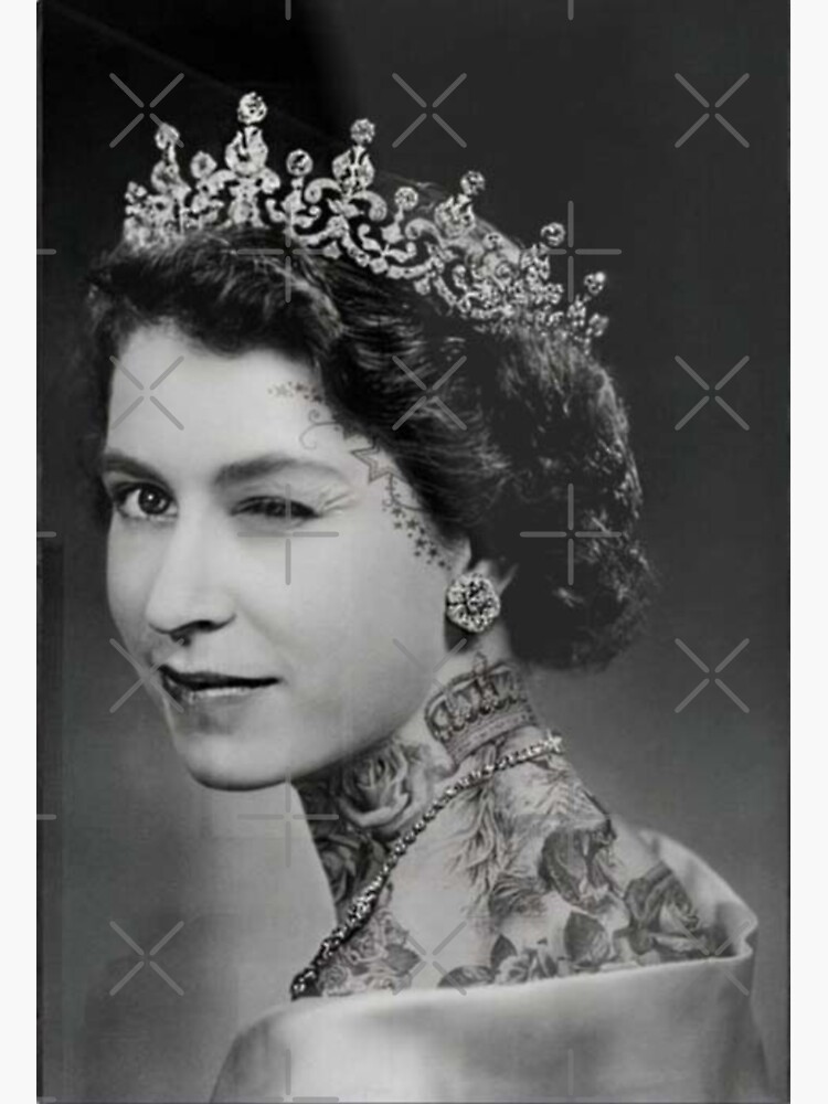 "Punk Queen Retro Poster" Sticker for Sale by jaycoles | Redbubble