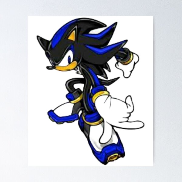"Shadow the hedgehog " Poster for Sale by BlueLoonDesi | Redbubble