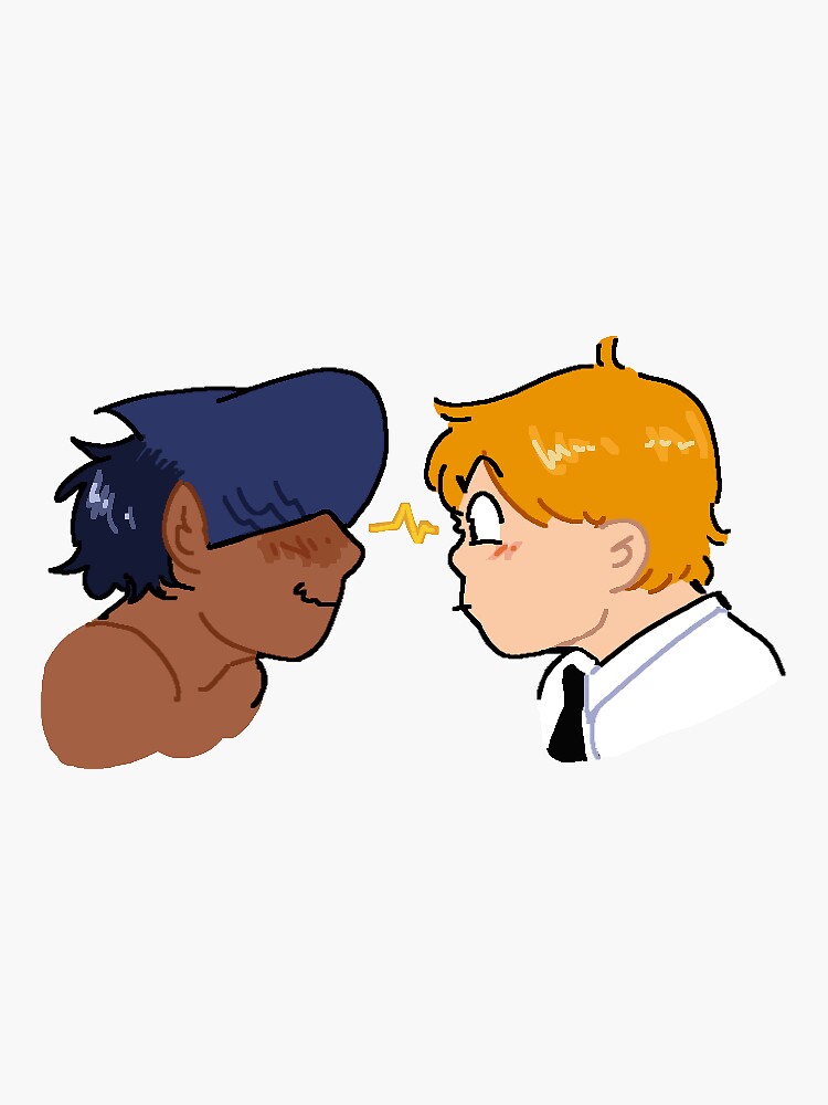 "Chainsawman Beam and Denji" Sticker for Sale by Spidergirl6239 | Redbubble