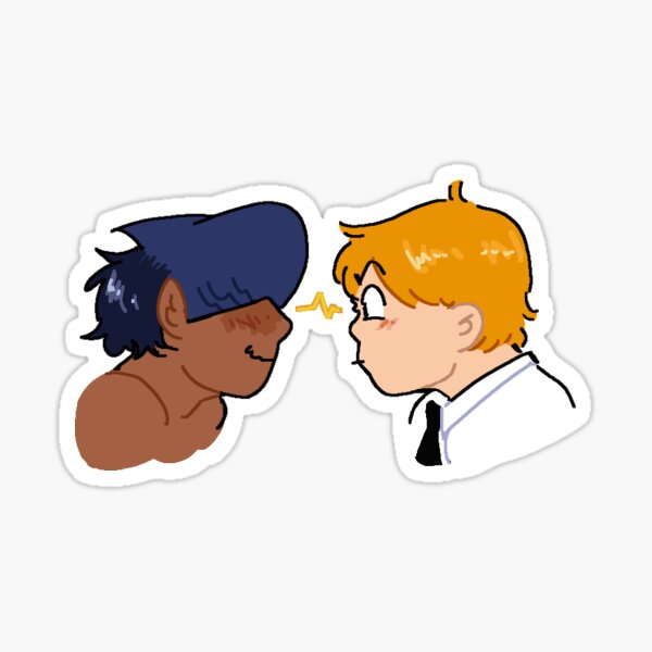 "Chainsawman Beam and Denji" Sticker for Sale by Spidergirl6239 | Redbubble