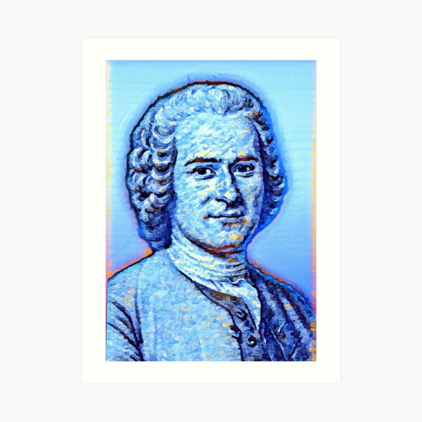 "Jean-Jacques Rousseau Artwork | Jean-Jacques Rousseau Portrait | Jean ...