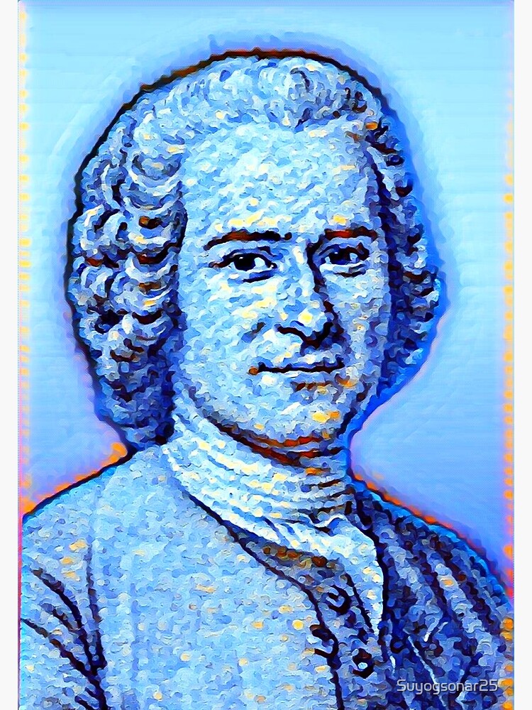 "Jean-Jacques Rousseau Artwork | Jean-Jacques Rousseau Portrait | Jean ...