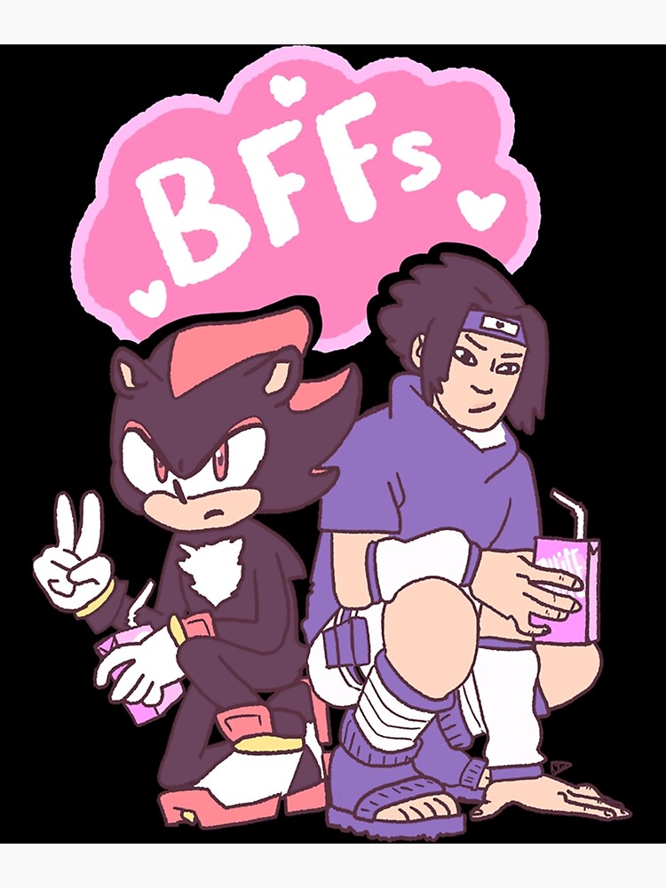 "Shadow The Hedgehog BFFs " Poster for Sale by BlueLoonDesi | Redbubble