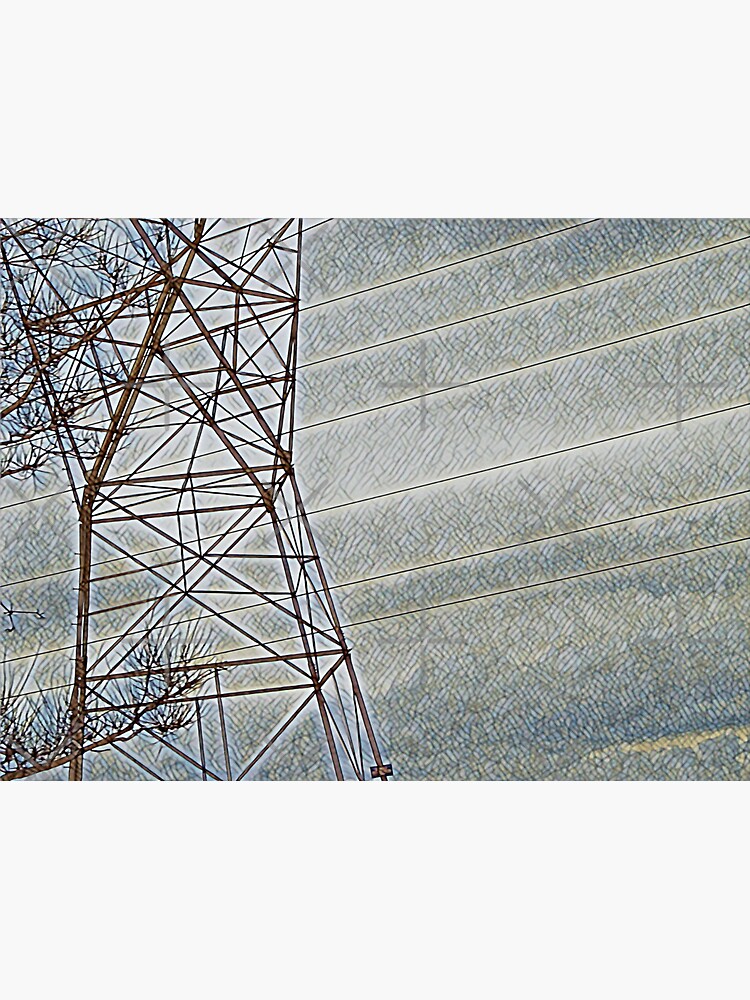 "hydro wires" Sticker for Sale by JoJoFavro | Redbubble