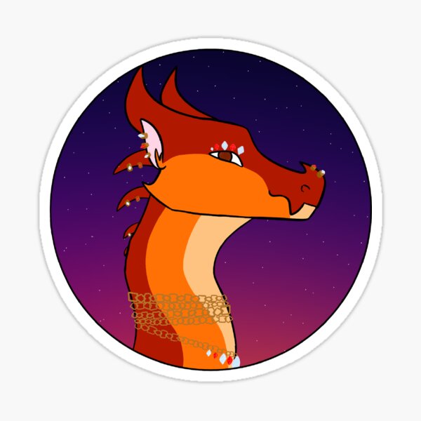 "Queen Scarlet of the Skywings Redraw" Sticker for Sale by Typhoon-Shop ...