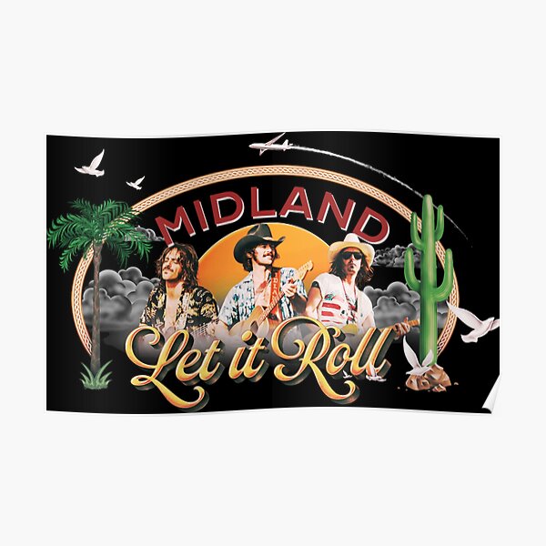 "Best Retro midland music logo" Poster for Sale by DLutfy | Redbubble