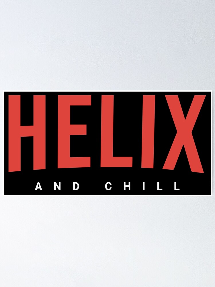"Crystal Lake - Helix and Chill" Poster for Sale by FiveFifteen | Redbubble