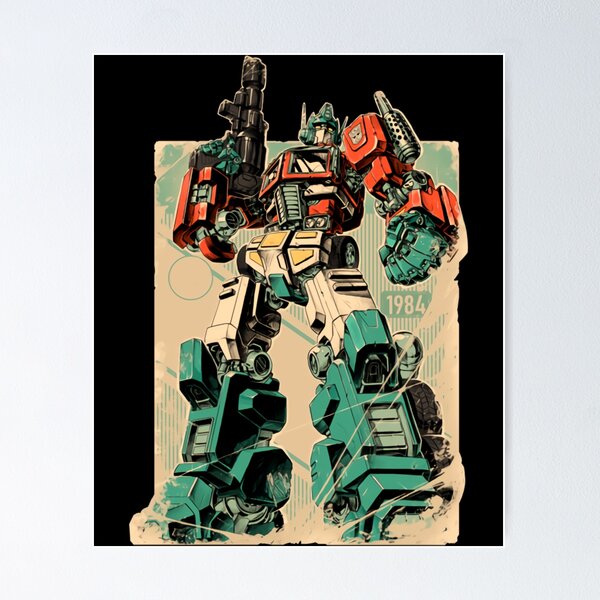 "Transformer Optimus Prime" Poster for Sale by ADRIALEIJA | Redbubble