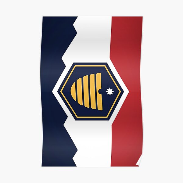 "New Utah State Flag 2022 2023 Vertical" Poster for Sale by greg5000 ...