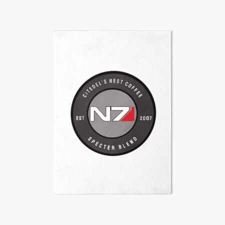 "Citadels’s Best Coffee - Mass Effect " Art Board Print for Sale by ...
