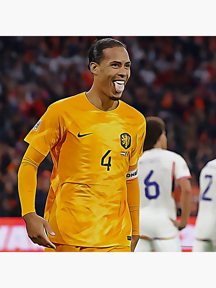 "Dutch Footballer Virgil Van Dijk" Sticker for Sale by ovg-designs ...