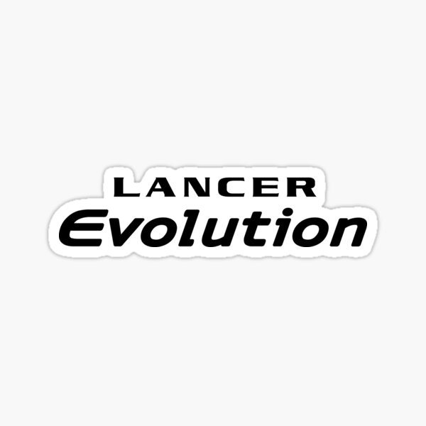 "Mitsubishi Lancer Evolution logo" Sticker for Sale by jcb787 | Redbubble