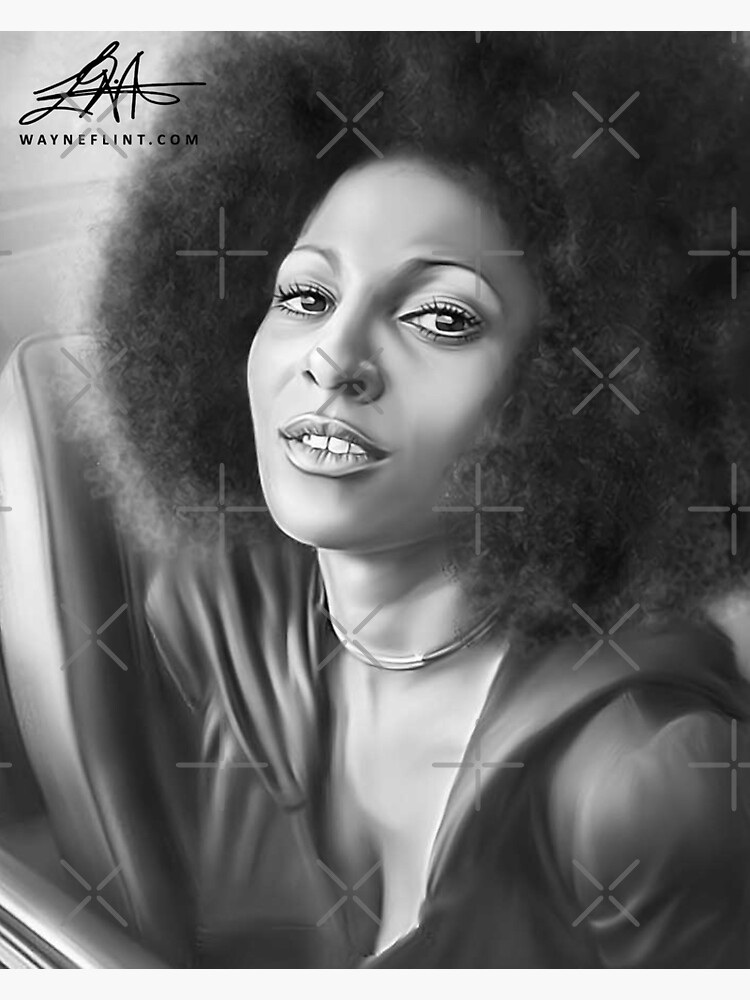 "Pam Grier Digital Art" Poster for Sale by wayneflint | Redbubble