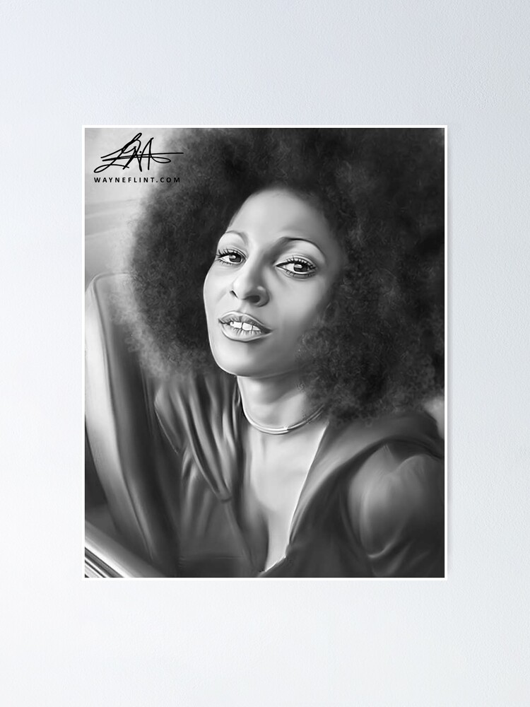 "Pam Grier Digital Art" Poster for Sale by wayneflint | Redbubble