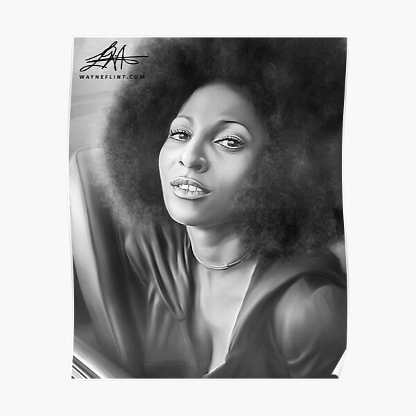 "Pam Grier Digital Art" Poster for Sale by wayneflint | Redbubble