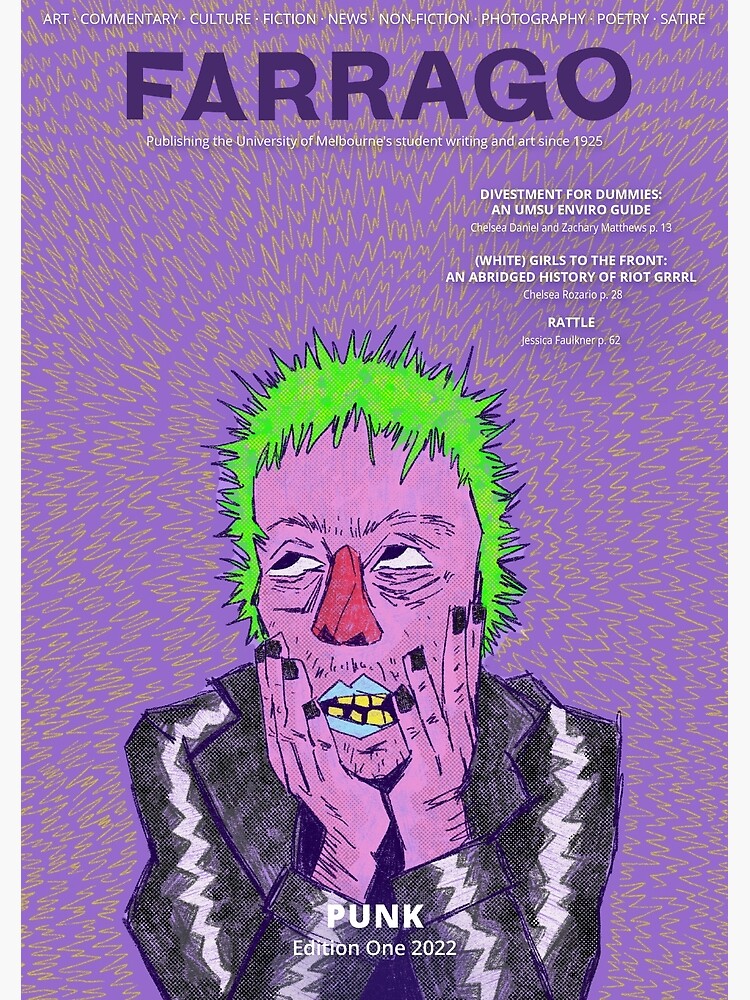 "Farrago Edition 1 Cover 2022" Poster for Sale by Farrago-Mag | Redbubble