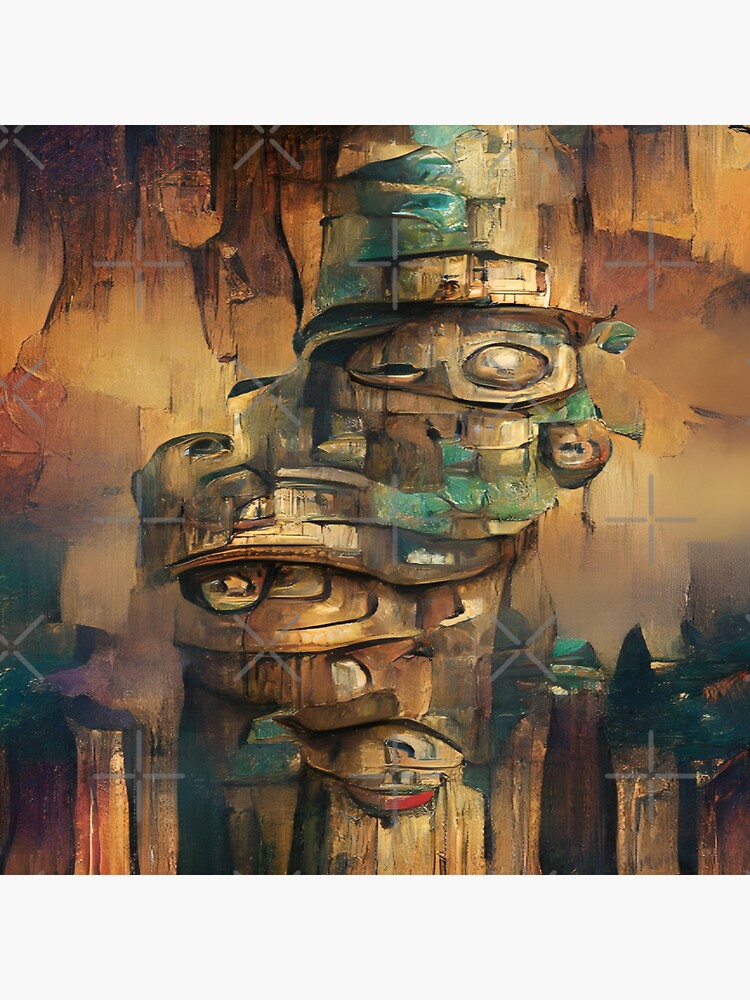 "Totem" Sticker for Sale by ZvezdanArt | Redbubble