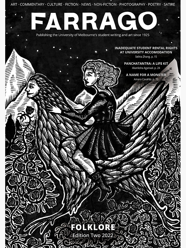 "Farrago Edition 2 Cover 2022" Poster for Sale by Farrago-Mag | Redbubble