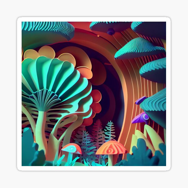 "Enchanted " Sticker for Sale by OptagonDesigns | Redbubble