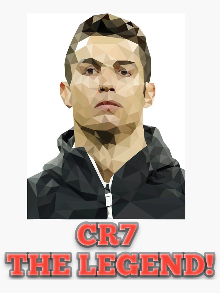 "Cristiano Ronaldo Fantasy CR7 T Shirt" Sticker for Sale by sagestar | Redbubble