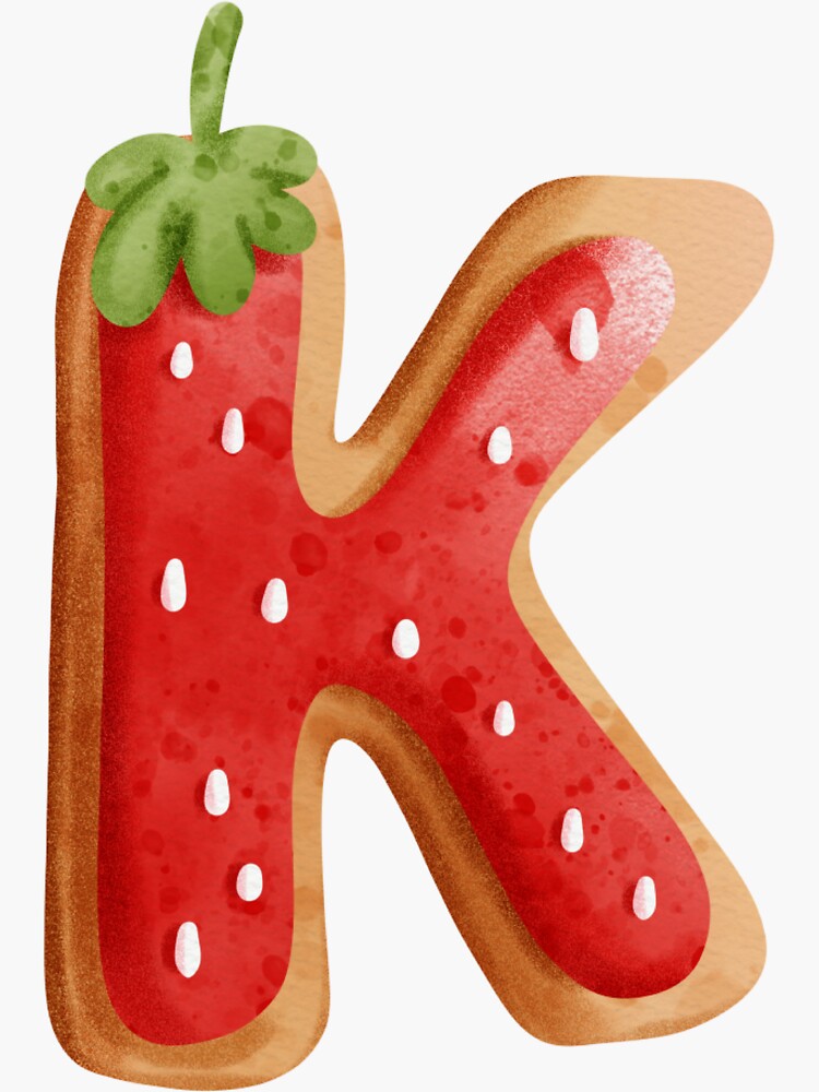 "Unique Alphabet K" Sticker for Sale by ReduceInsign | Redbubble