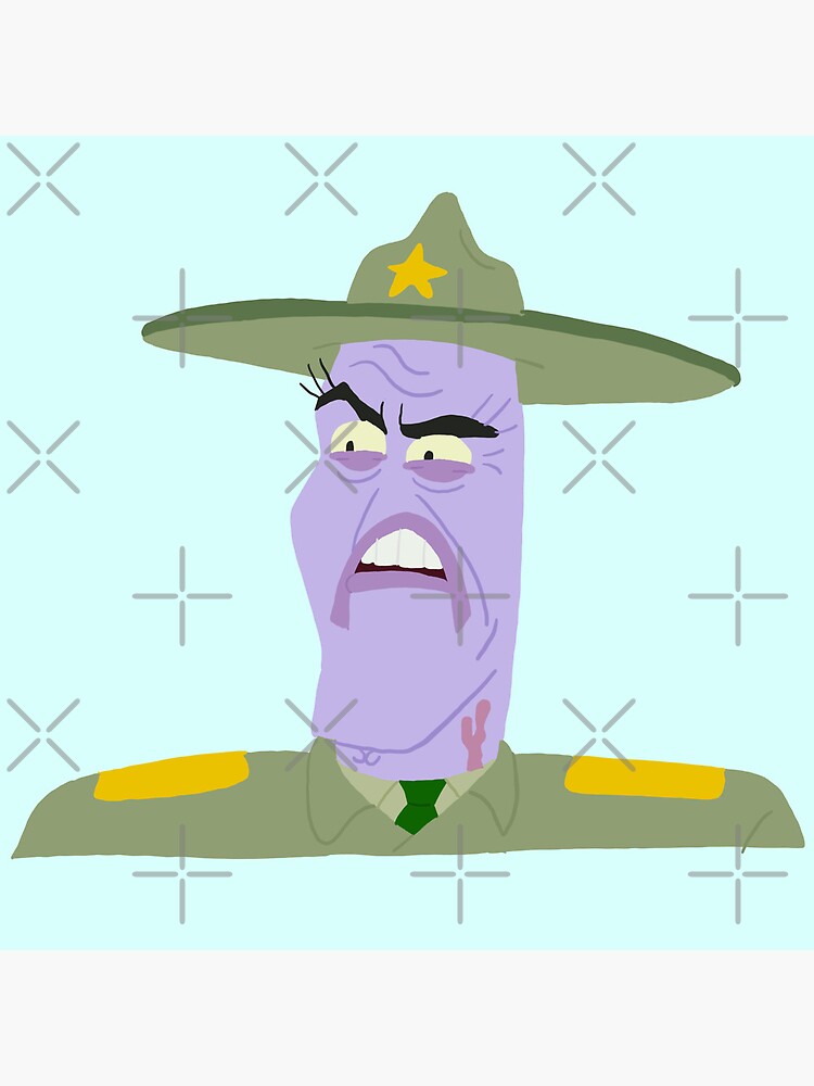 "Spongebob Warden" Art Print for Sale by vpittore | Redbubble