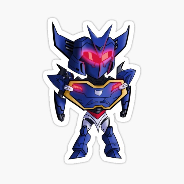 "Cute Soundwave Chibi" Sticker for Sale by Etharnyus | Redbubble