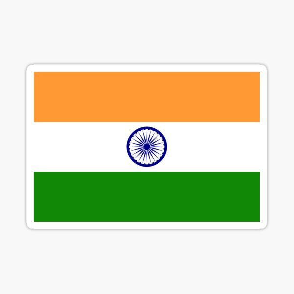 "Flag of India" Sticker by Tonbbo | Redbubble