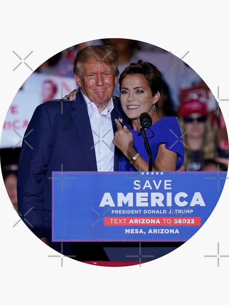 "Kari Lake for Governor GOAT Number 10" Sticker for Sale by RedPremium ...