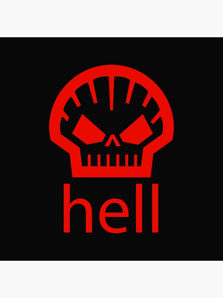 "hell shell logo as worn by heath ledger" Poster for Sale by ...