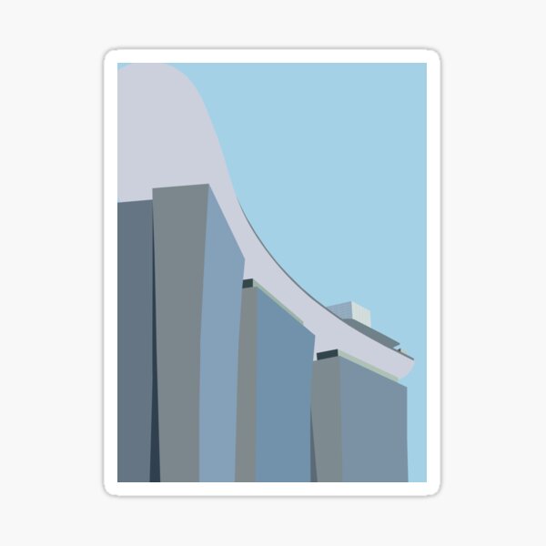 "Singapore, Marina Bay Sands" Sticker for Sale by jaunting | Redbubble