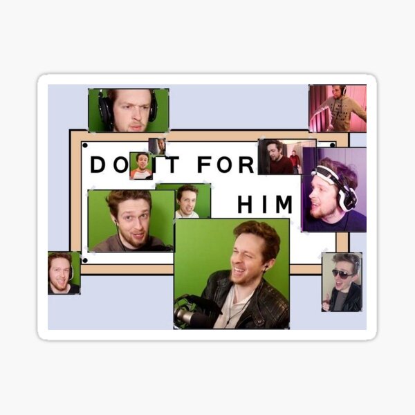"do it for him (callmekevin)" Sticker for Sale by o0hannah0oo | Redbubble