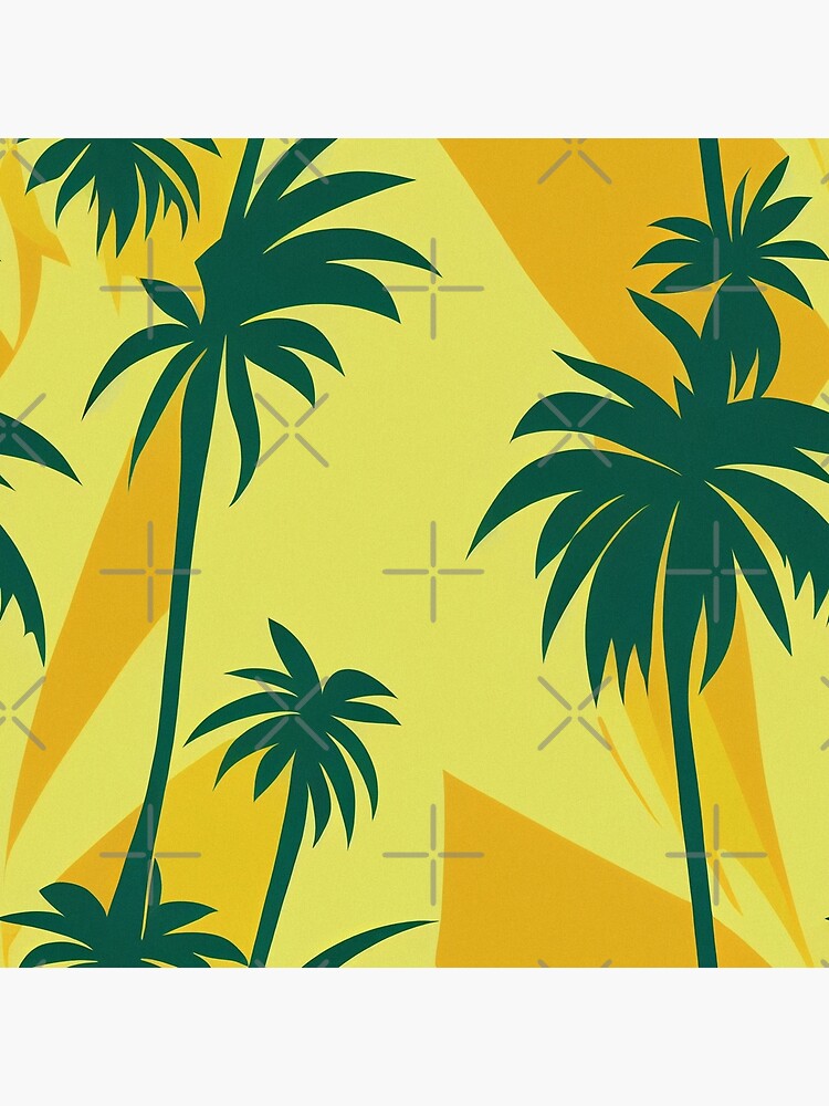 "Colorful Palm Trees" Poster for Sale by Fragpop | Redbubble