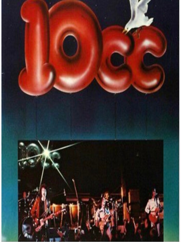 "10cc Band" Sticker for Sale by LUTIONHOPKINS | Redbubble