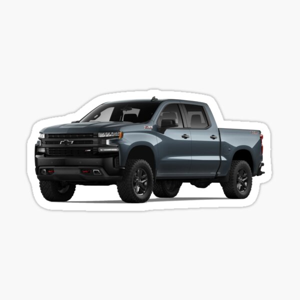 "Chevrolet Silverado 1500, 2022 " Sticker for Sale by mhk-67 | Redbubble