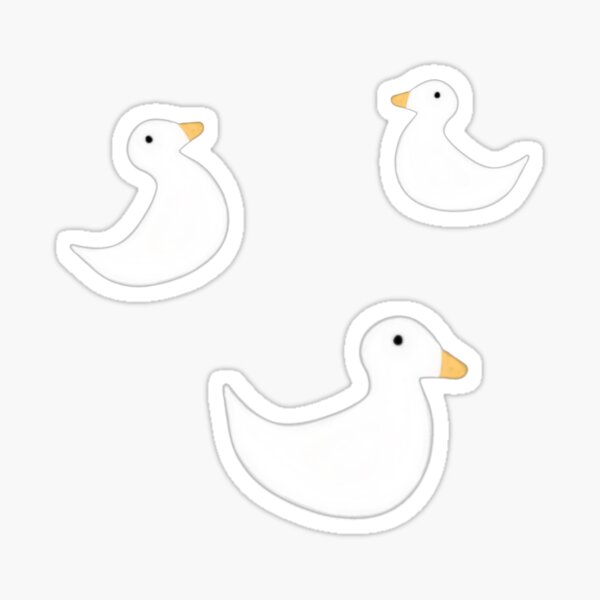 "Cutie Quacky Ducky (Pastel Blue Shade1) " Sticker for Sale by ...