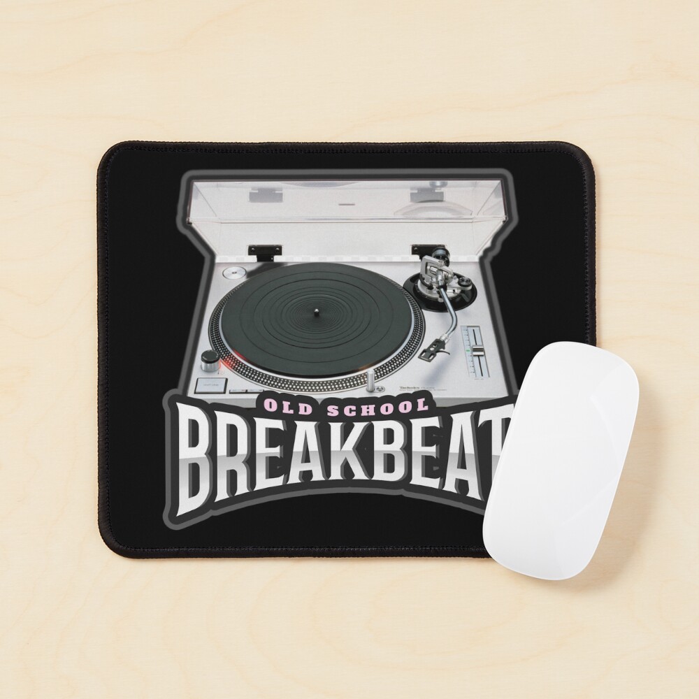 "BREAKBEAT Old School - Turntable " Sticker for Sale by Discothreadz ...