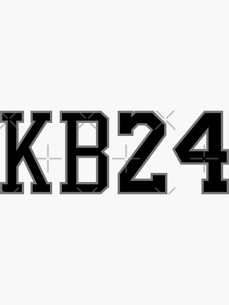 "KB24" Sticker for Sale by turquoisethings | Redbubble