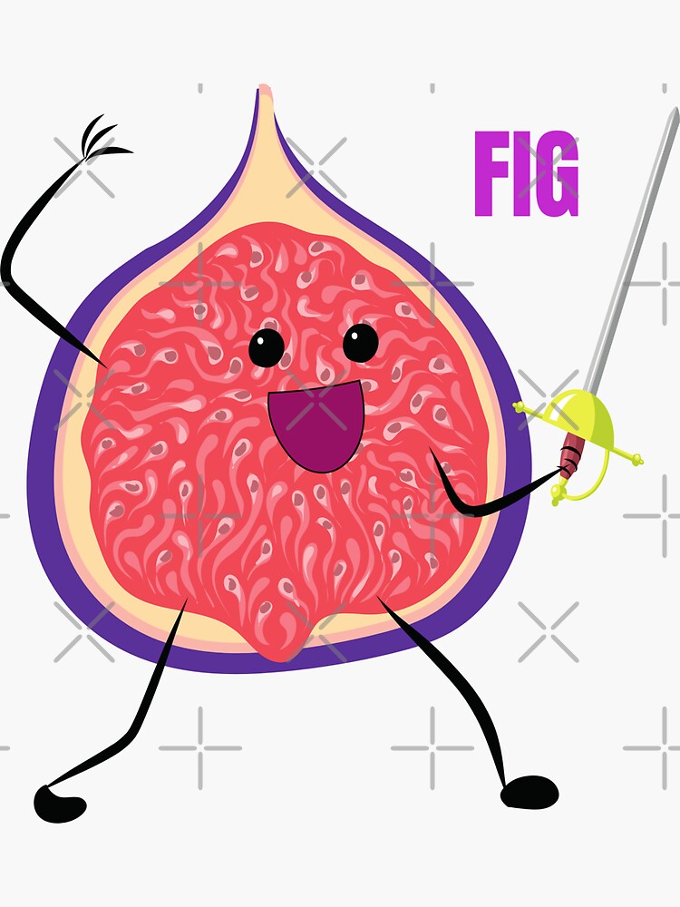 "Fig sticker pack" Sticker for Sale by JA57 | Redbubble