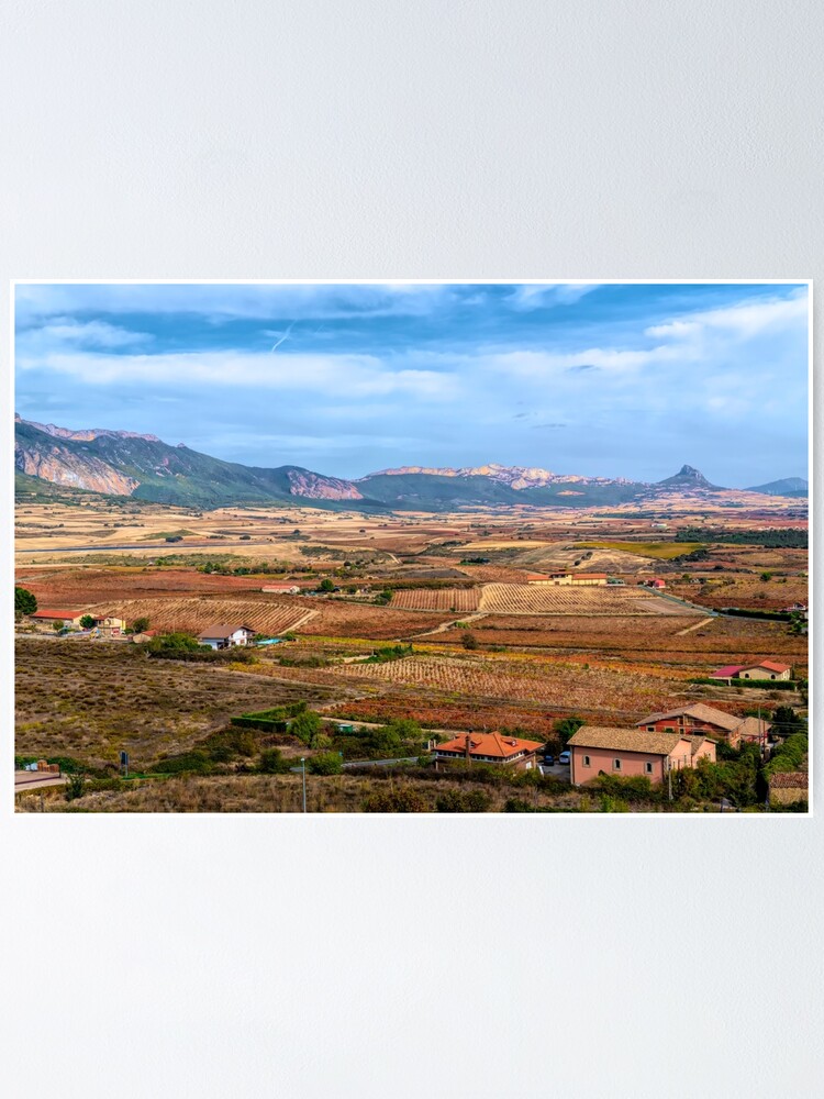 "Laguardia Spain Mountain and Countryside Vew Rioja Region " Poster for ...
