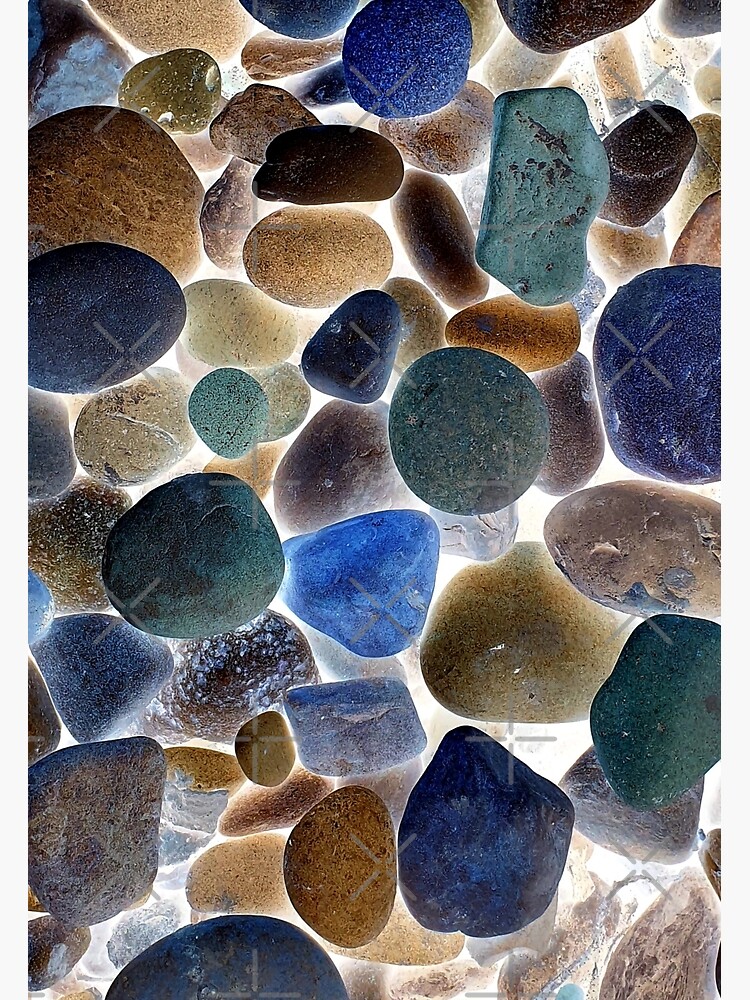 "X-Ray Pebbles Beach In Yorkshire England, Digitally Altered Photograph ...