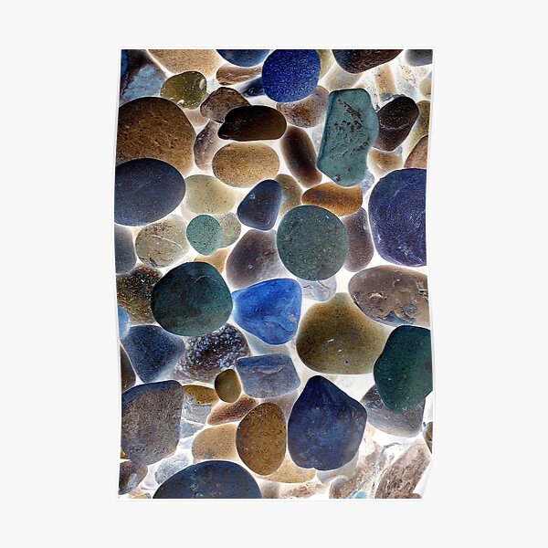 "X-Ray Pebbles Beach In Yorkshire England, Digitally Altered Photograph ...