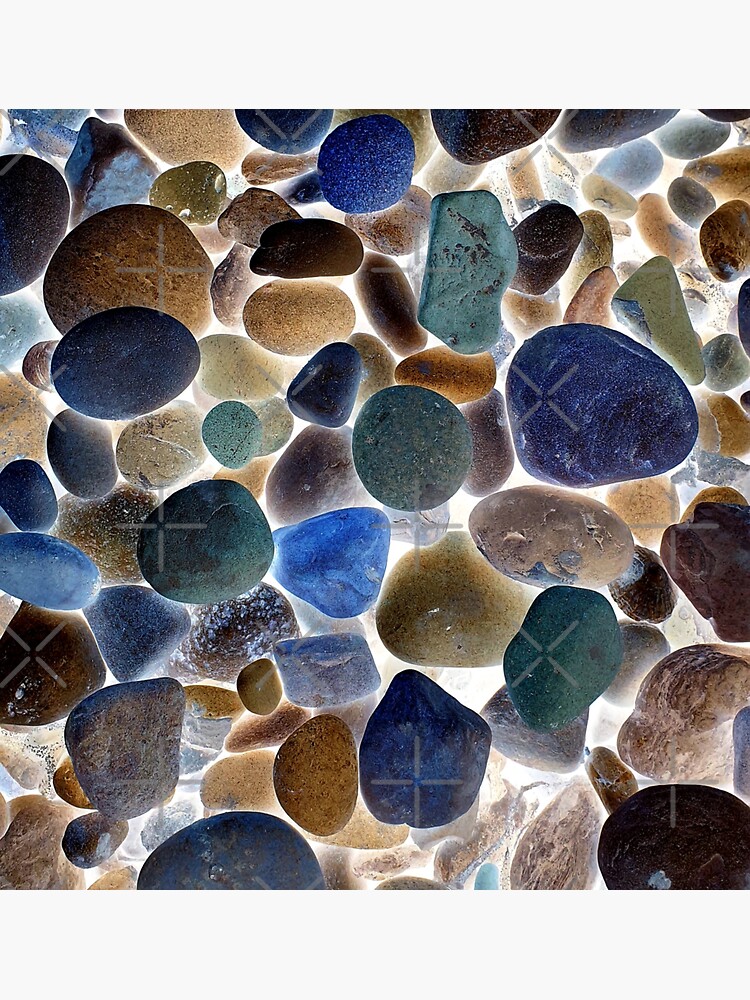 "X-Ray Pebbles Beach In Yorkshire England, Digitally Altered Photograph ...