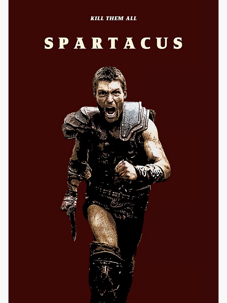 "Spartacus " Sticker for Sale by gembreklah | Redbubble