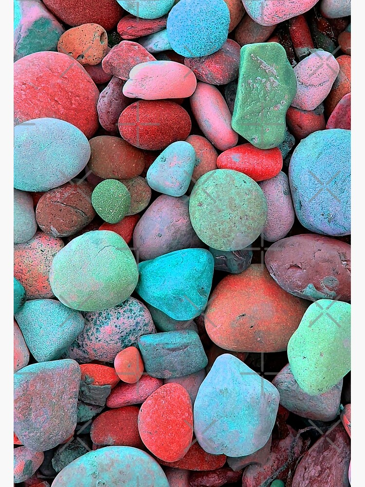 "Space Pebbles, Digitally Altered Photograph Of Pebbles" Poster for ...